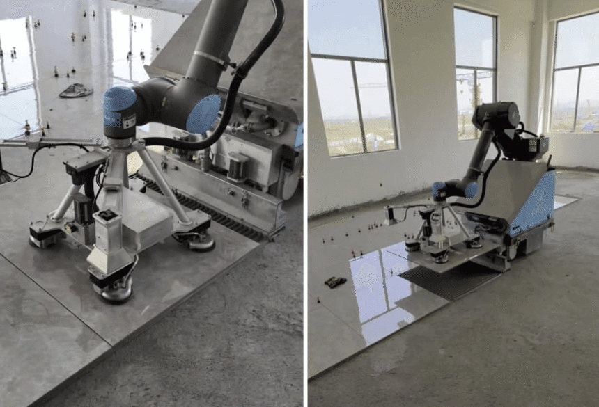 Robot Lays Tiles Faster: Transforming Construction Efficiency